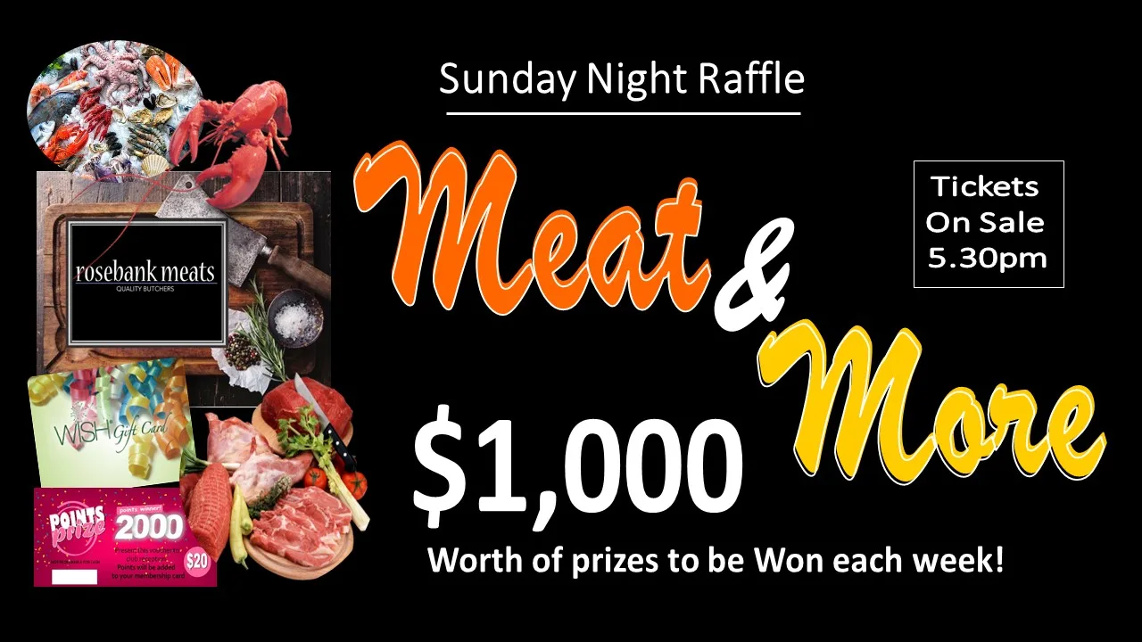 Meat & More Raffle - Kiama Leagues Club Kiama